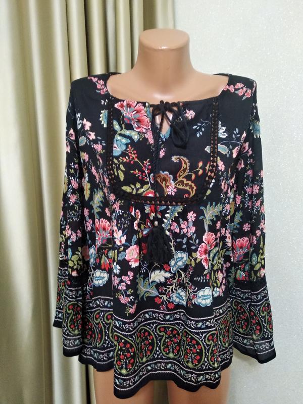 Шикарная вискозная блузка — цена 100 грн в каталоге Блузы Купить женские вещи по доступной цене