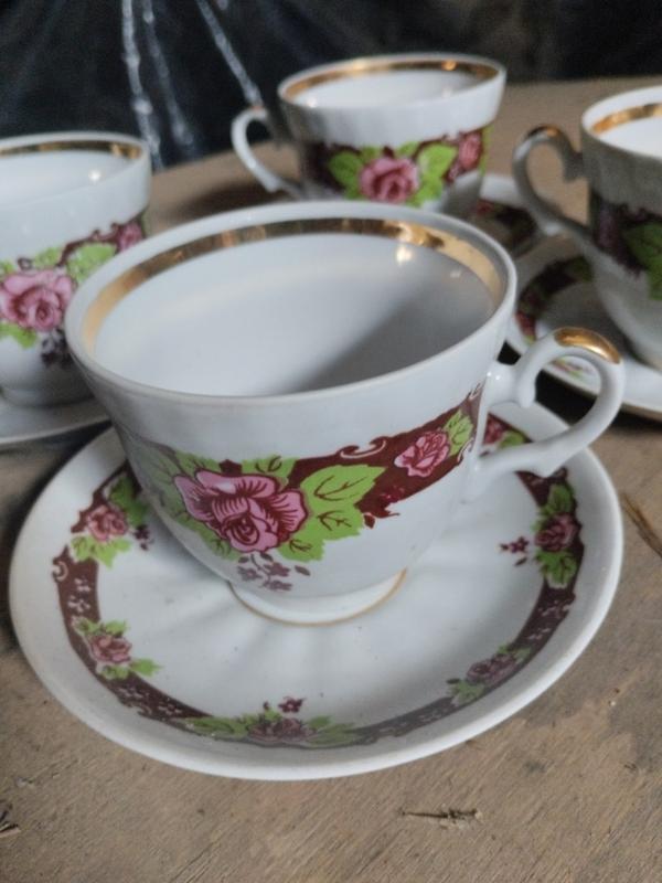 Сервиз чашки блюдце 4шт — ціна 100 грн у каталозі Чайні сервізи Купити товари для дому та побуту