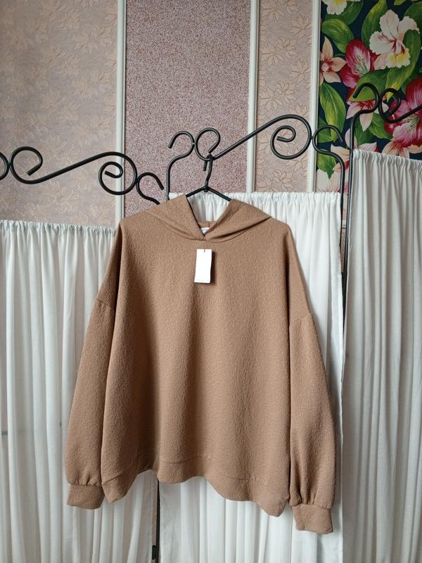 Стильне текстурне худі Papaya — ціна 499 грн у каталозі Худі Купити жіночі речі за доступною