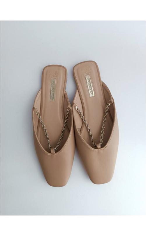 Primark трендові шльопанці мюлі 35 р беж шлепанцы — ціна 399 грн у каталозі Шльопанці Купити