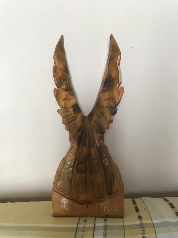 Статуэтка деревянная орел винтаж — цена 150 грн в каталоге Статуэтки Купить товары для дома и