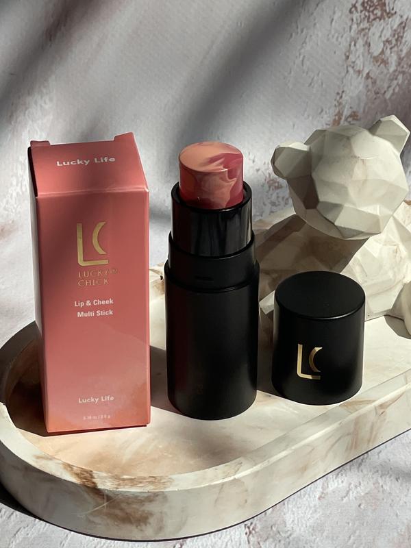 Мультистик рум'яна та помада для губ lucky chick lip & cheek multi ...