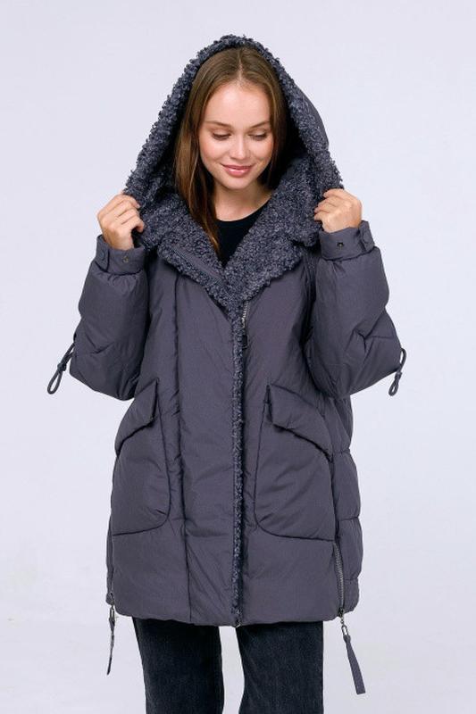 Зимова куртка жіноча великих розмірів з штучним хутром mishele розміри 1,2,3 (ukr 48-56) — ціна ...