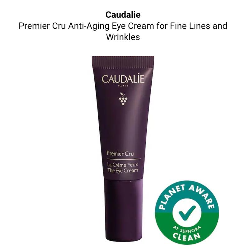 caudalie premier cru anti aging eye cream for fine lines and wrinkles Caudalie 500