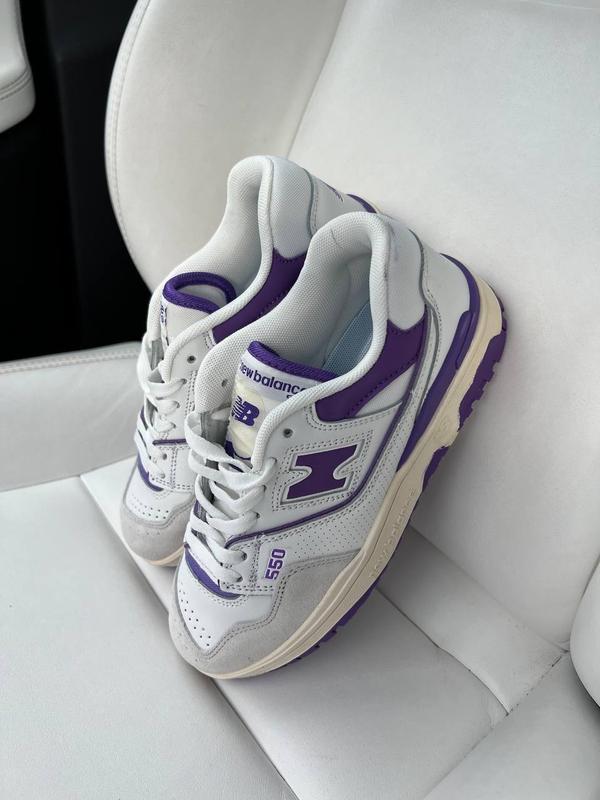 Розпродаж new balance 550 white violet жіночі кросівки — ціна 1560 грн ...