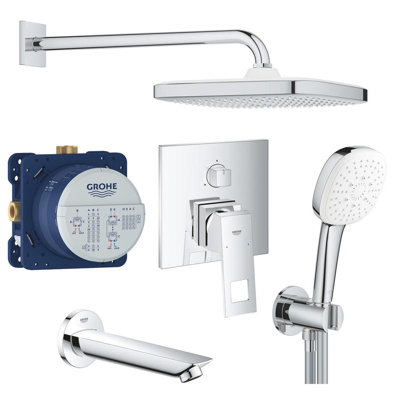 Набор для комплектации ванны grohe eurocube из tempesta cube 250 ...