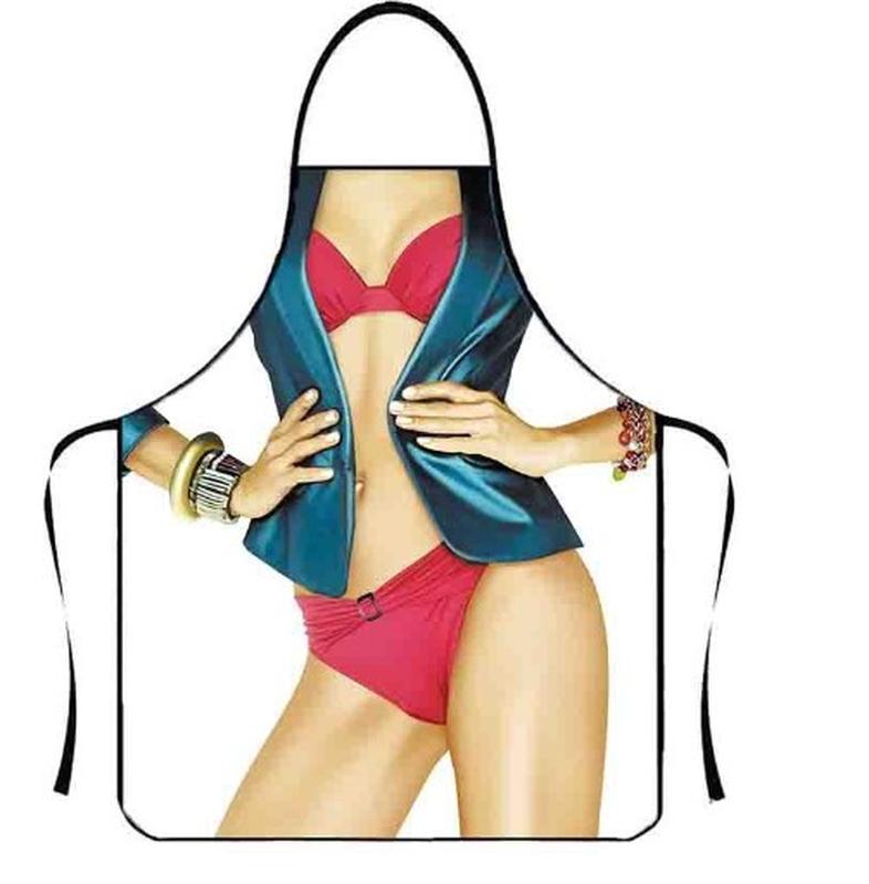 Фартук с приколами для женщин в купальнику 75 на 60 см разноцветный — цена 465 грн в каталоге