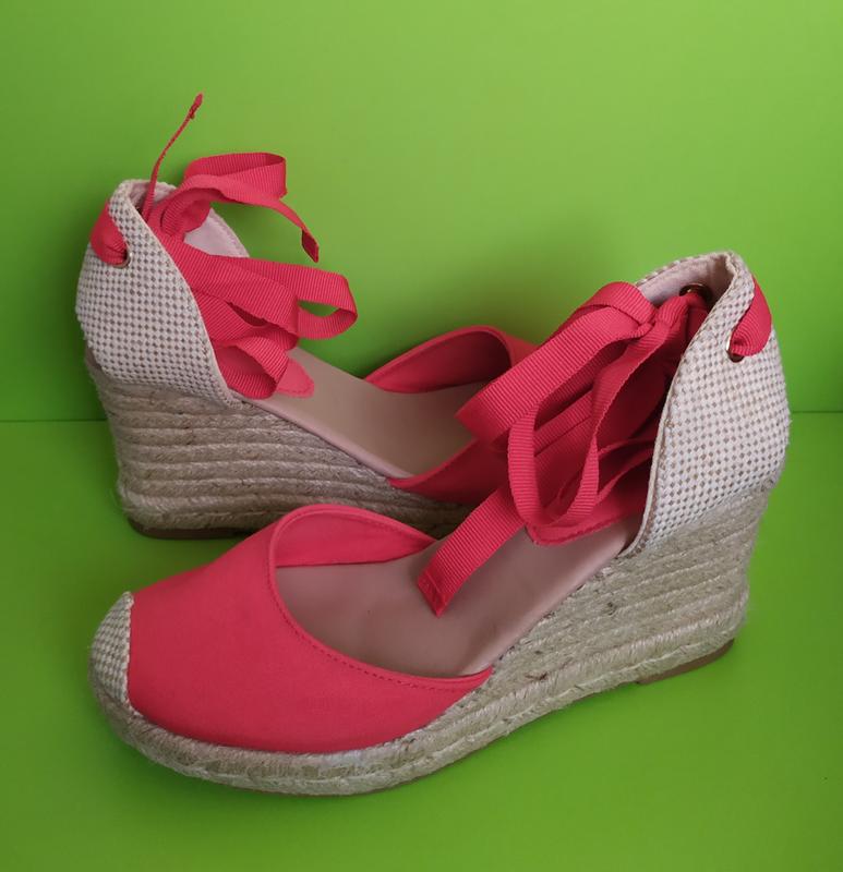 Красные босоножки эспадрильи new look, 6/39 — цена 390 грн в каталоге ...