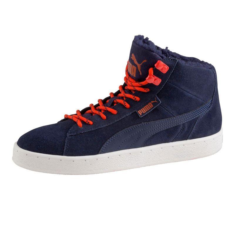 Зимові замшеві кросівки на хутрі\puma '48 mid\оригинал\р.40 — цена 1300 ...