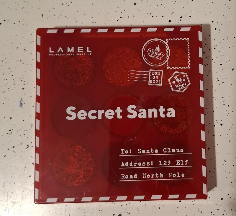 Lamel Secret Santa палетка теней — цена 80 грн в каталоге Тени для век Купить товары для красоты
