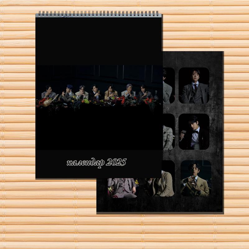 Календар настінний перекидний Bts бтс 2025 а4 — ціна 150 грн у каталозі Блокноти Купити товари