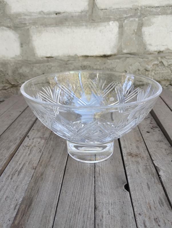 Кришталева ваза вінтаж — ціна 219 грн у каталозі Фруктовниці Купити товари для дому та побуту за