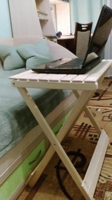 Розкладний столик під ноутбук — ціна 1000 грн у каталозі Столи Купити товари для дому та побуту