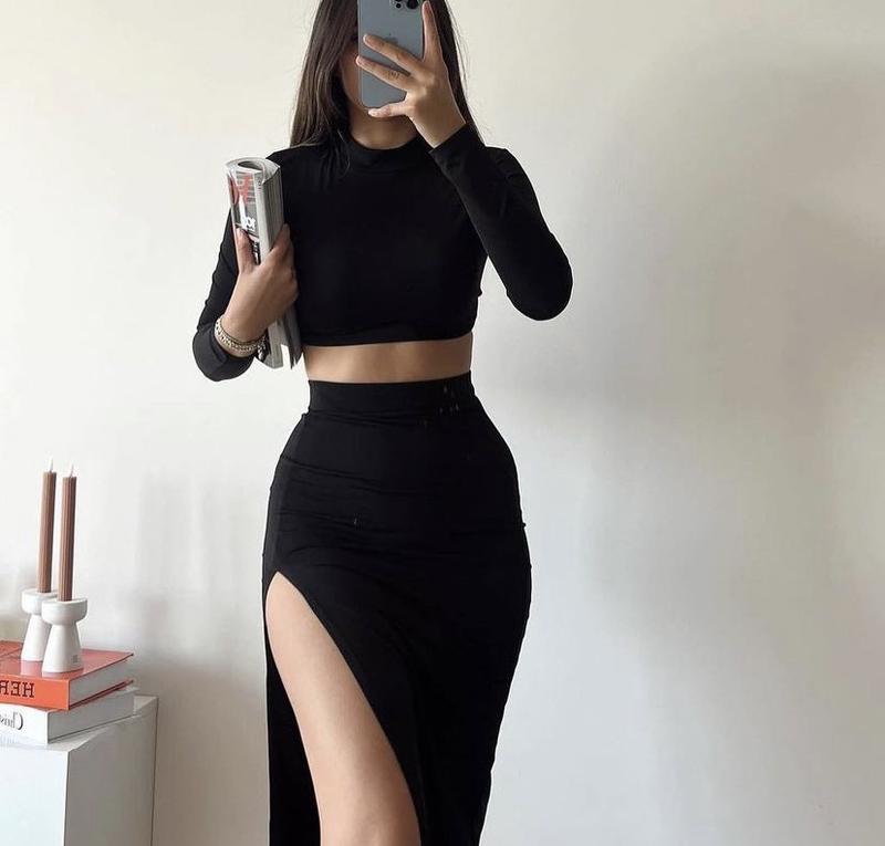 Костюм топ спідниця — ціна 290 грн у каталозі Костюми зі спідницею Купити жіночі речі за