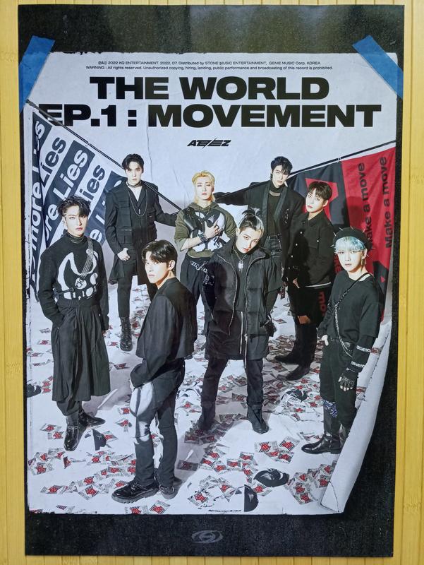 Постер ейтіз Ateez а3 арт 4 — ціна 60 грн у каталозі Календарі Купити товари для дому та