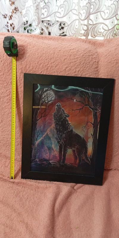 Картина переливающаяся три изображения волки — ціна 888 грн у каталозі Картини Купити товари