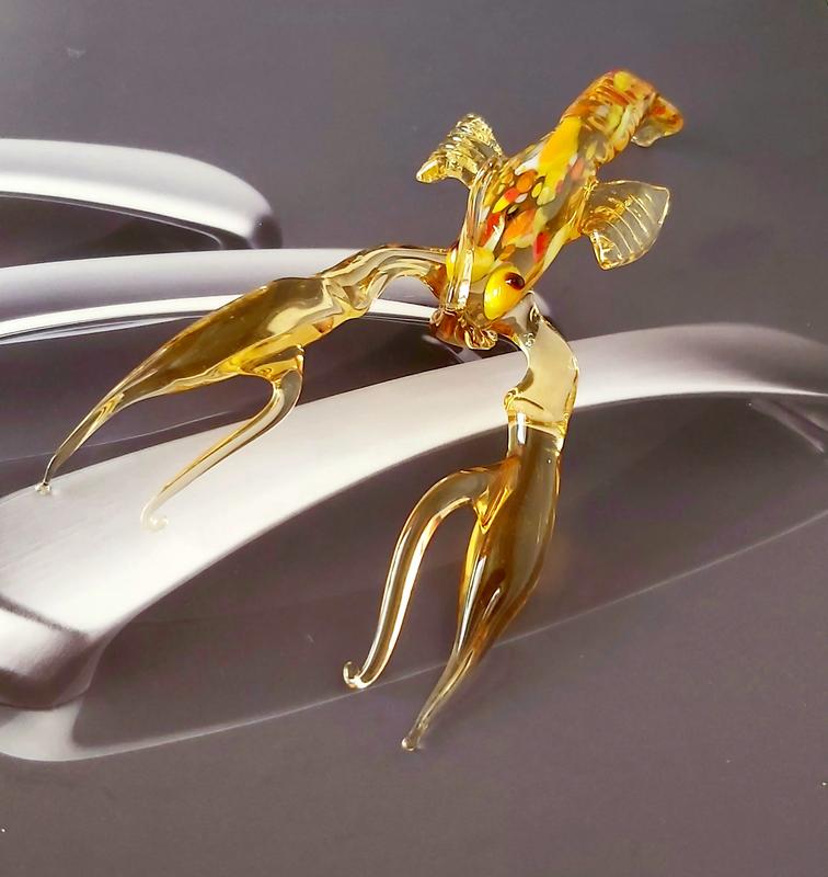 Статуетка кольорове скло рак — ціна 125 грн у каталозі Статуетки Купити товари для дому та