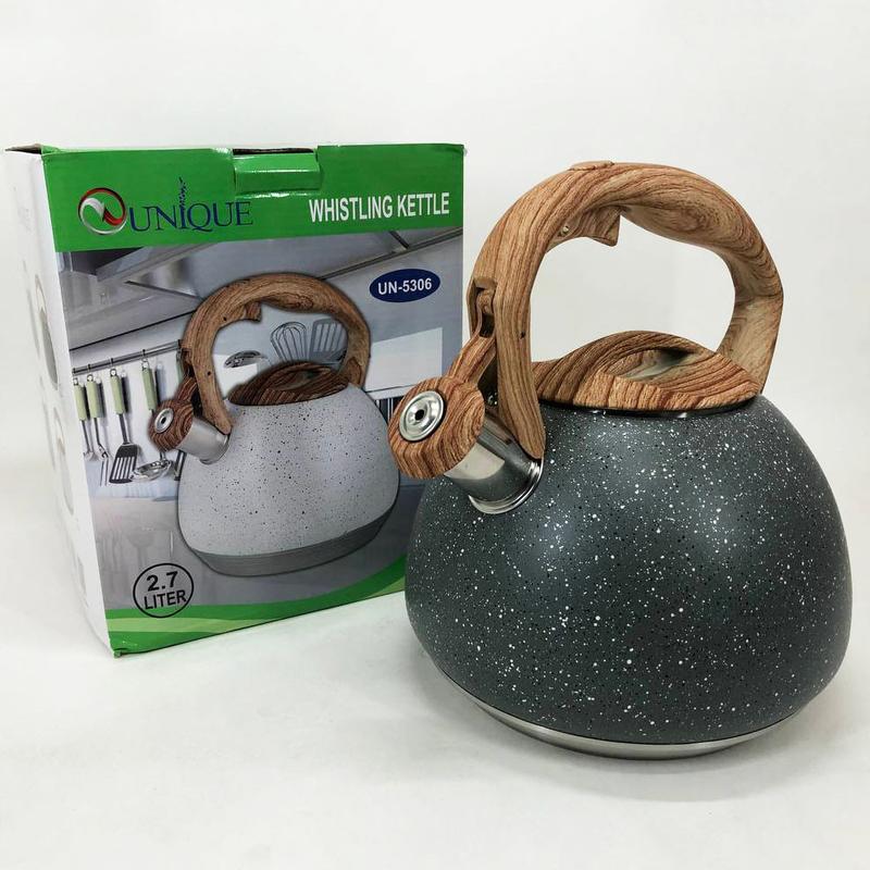 Маленький чайник для газовой плиты unique un-5306 2,7л, чайники ...