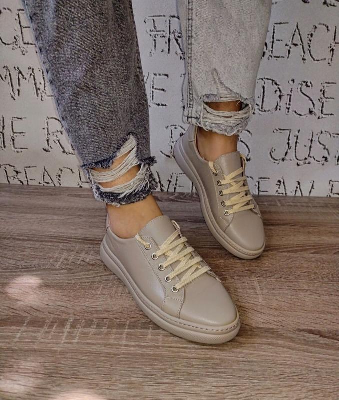 Кеди шкіряні — ціна 1050 грн у каталозі Кеди Купити жіночі речі за доступною ціною на Шафі