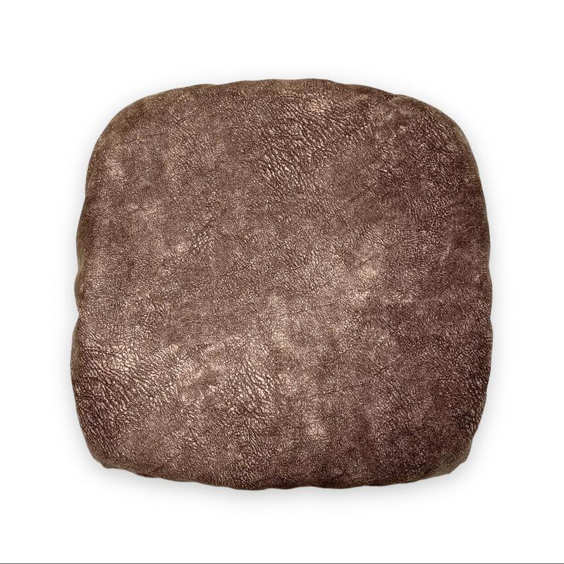 Чохли на табуретки квадратні шкіряні коричневі набір 4 шт — цена 525 грн в каталоге Чехлы для