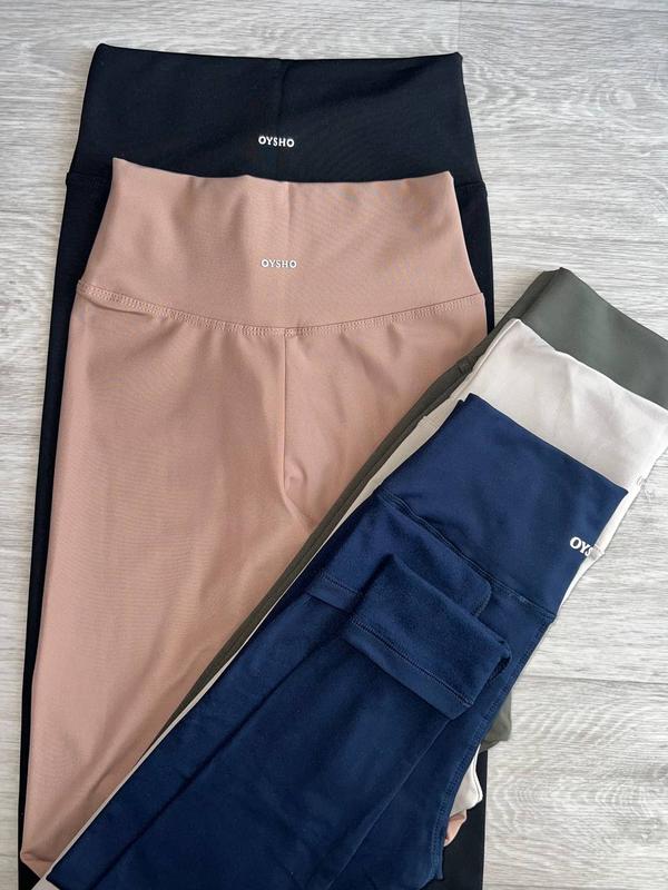 6 кольорів🩵утеплені лосини Oysho з широким поясом еластичні теплі лосіни на осінь 100 — ціна