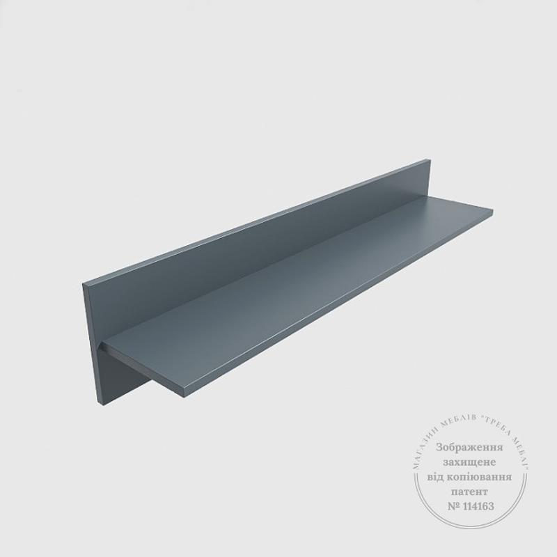 Полиця навісна еверест плн 1 лайт графіт — ціна 450 грн у каталозі