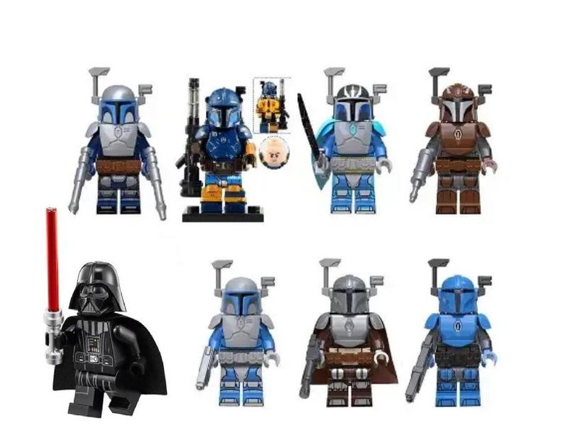 Фигурки человечки набор мандалорцы боба фетт звёздные войны star wars ...