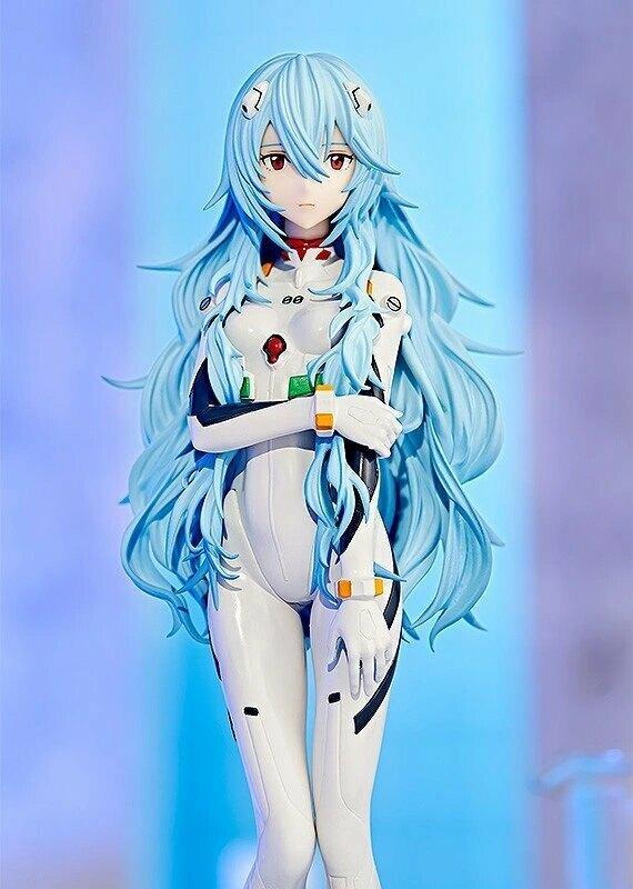 Аниме фигурка аянами рей с длинными волосами ayanami rei long hair ...