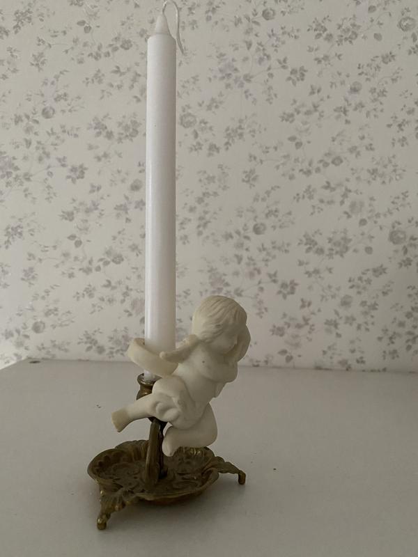 Ангелок на свічку — ціна 255 грн у каталозі Статуетки Купити товари для дому та побуту за