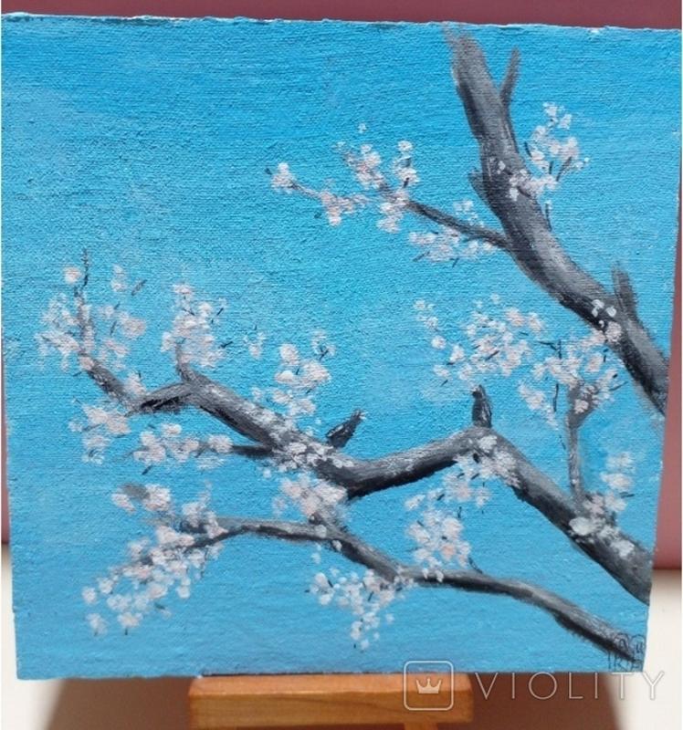 Розпродаж 2 1 картина шпаки акрил — ціна 300 грн у каталозі Картини Купити товари для дому та