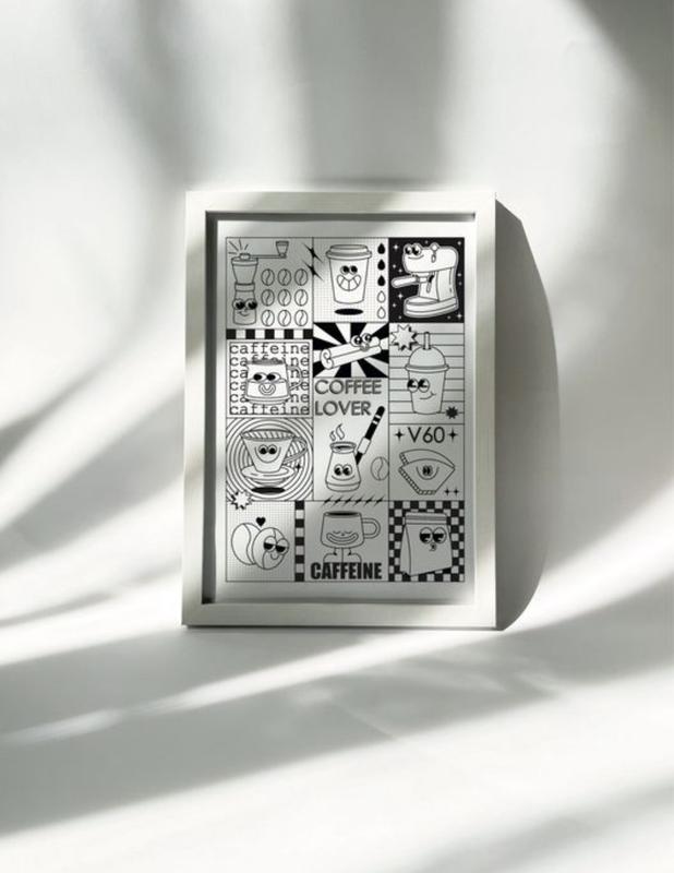 Постер Coffee Lover A4 — ціна 300 грн у каталозі Постери Купити товари для дому та побуту за