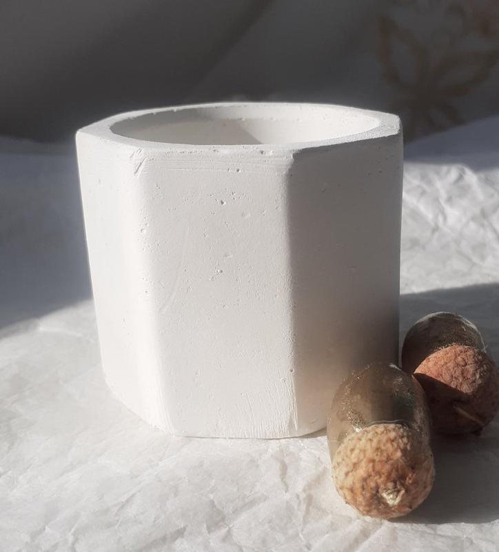Кашпо свічник гіпс — ціна 35 грн у каталозі Свічники Купити товари для дому та побуту за