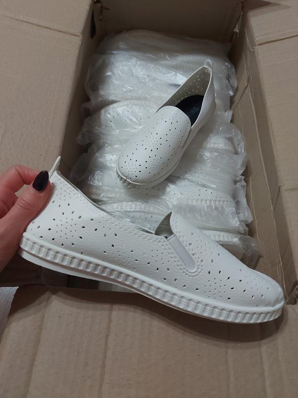 Макасини білі — ціна 430 грн у каталозі Кеди Купити жіночі речі за доступною ціною на Шафі