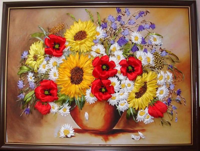 Картина польові квіти — ціна 880 грн у каталозі Картини Купити товари для дому та побуту за