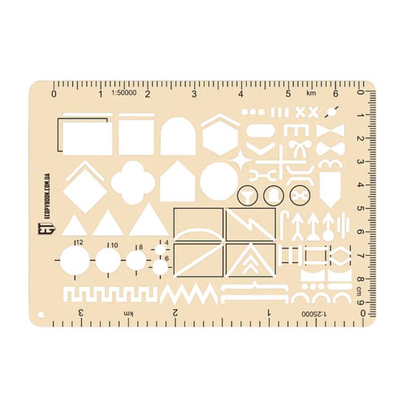 Лінійка офіцерська нато Tz — ціна 219 грн у каталозі Лінійки Купити товари для дому та побуту