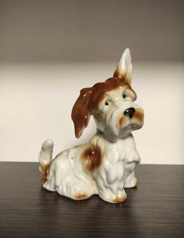 Wagner And Apel 1935 1949 песик терєр статуетка фарфор статуэтка терьер собака собачка — ціна
