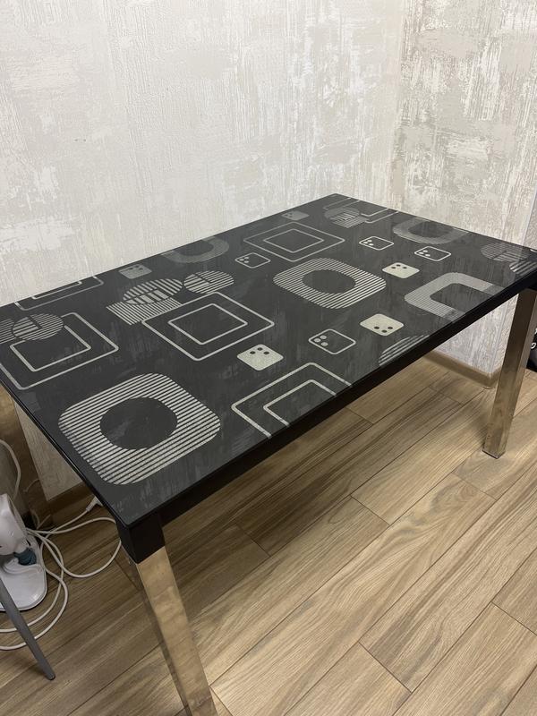 Стіл скляний обідній — ціна 999 грн у каталозі Меблі для кухні Купити товари для дому та побуту