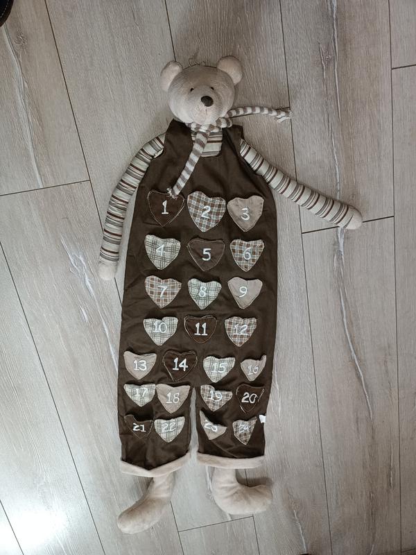 Новогодний адвент календарь тедди декор — цена 275 грн в каталоге Настенный декор Купить