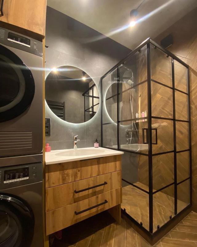 Дзеркало кругле з підсвіткою настінне — ціна 4100 грн у каталозі Дзеркала Купити товари для