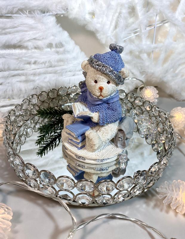 Рождественское украшение статуэтка мишка винтаж 90 ти гг — цена 399 грн в каталоге