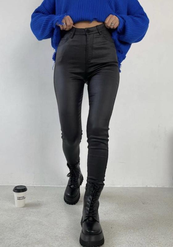 Штани з штучної шкіри — ціна 100 грн у каталозі Брюки Купити жіночі речі за доступною ціною на