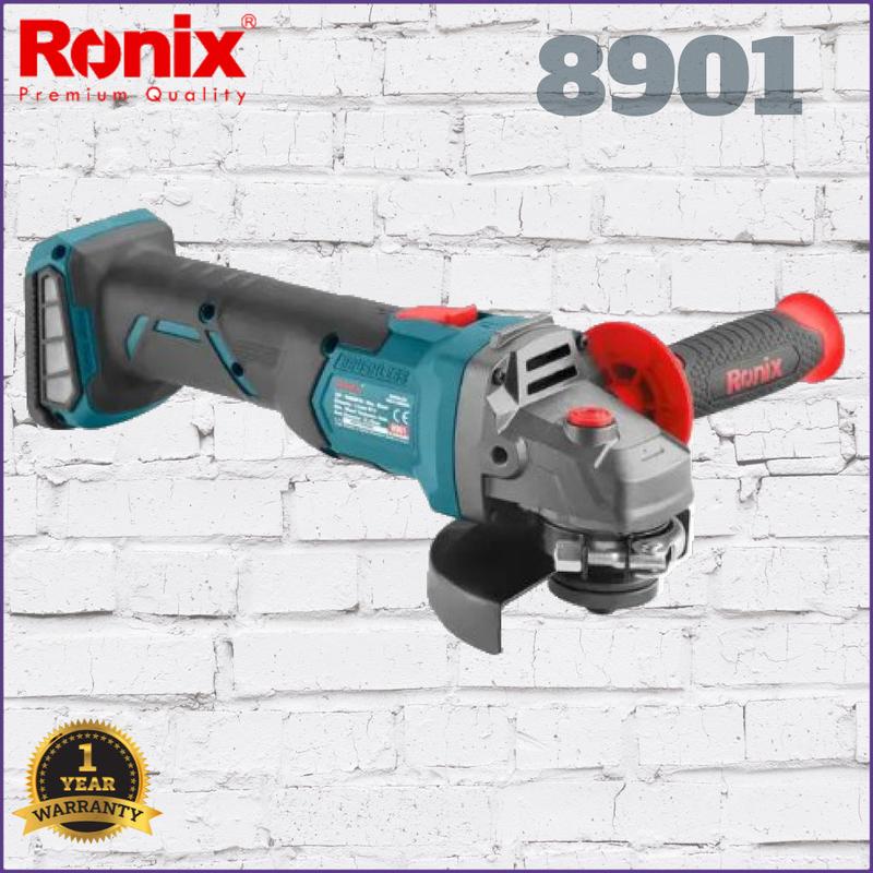 Кутова шліфувальна акумуляторна машина ronix 8901 [без акумулятора ...