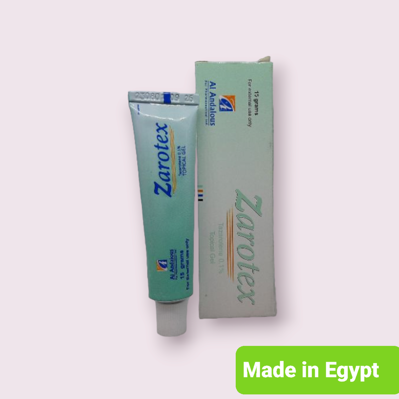 Zarotex 0.1% gel tazarotene заротекс тазаротен 15 гр єгипет — цена 330 ...