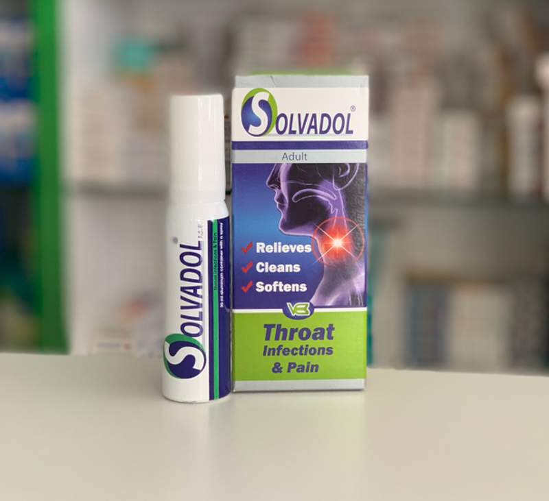 Solvadol adult солвадол спрей від болю у горлі для дорослих 30 мл ...