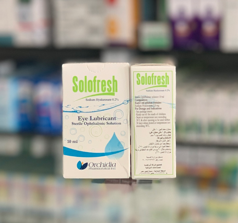 Solofresh солофреш краплі очні синдром сухого ока 10мл єгипет — ціна ...
