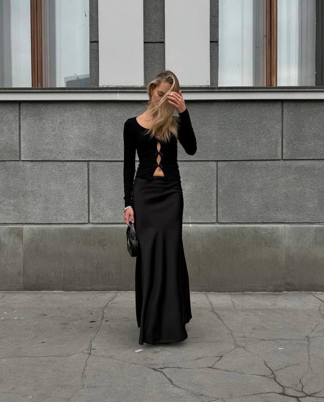 Шовкова спідниця — ціна 605 грн у каталозі Довгі спідниці Купити жіночі речі за доступною ціною