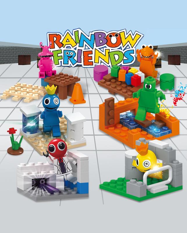 Lego rainbow friends из roblox, лего радужные друзья, набор 6в1 — цена ...