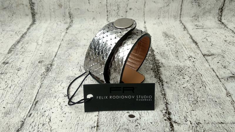 🔥дизайнерський браслет від felix rodionov, ручна робота, шкіра пітона🔥 ...