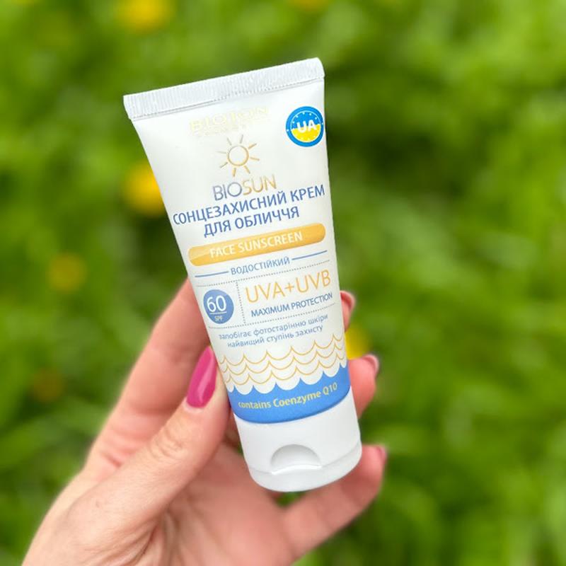 Солнцезащитный крем для лица spf 60 bioton cosmetics biosun, 50 мл к ...