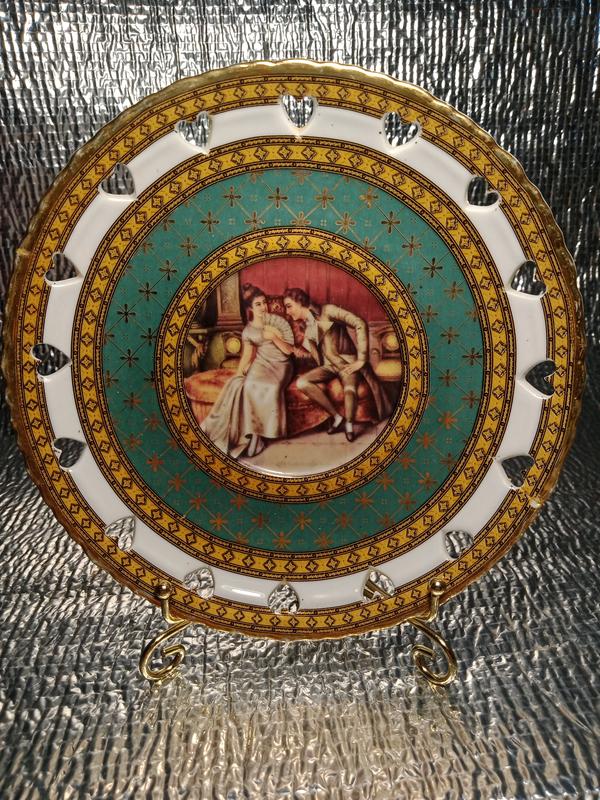 Антиквариат тарелка с позолотой — ціна 12000 грн у каталозі Вази Купити товари для дому та